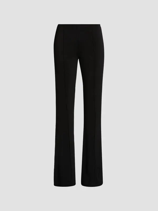 TOCCIN Gemma Knit Seamed Flared Pants