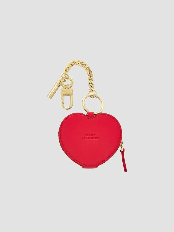 Marc Jacobs The Heart Pouch Bag Charm - True Red
