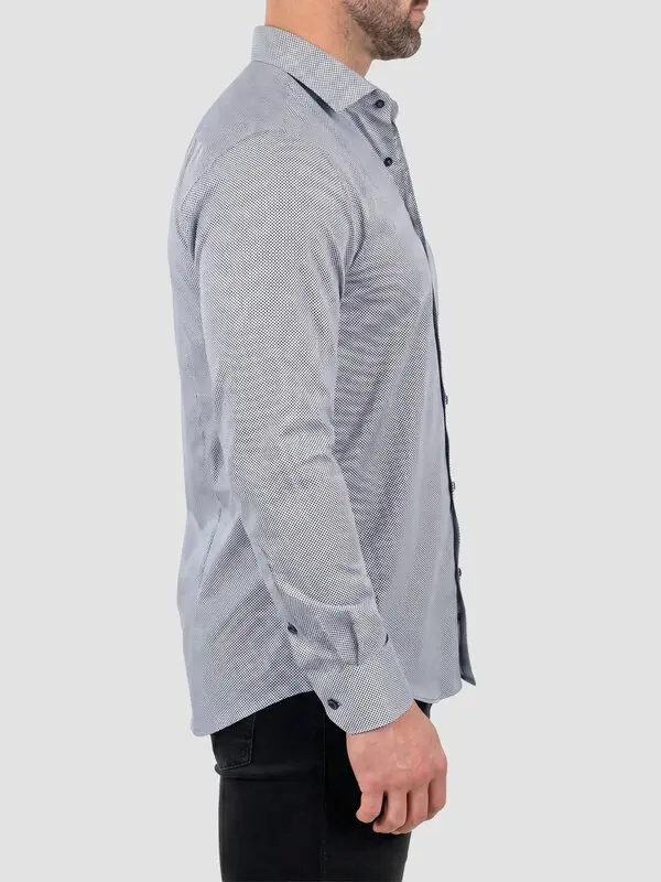 MACEOO Ceremony Prince Stretch Shirt - Grey