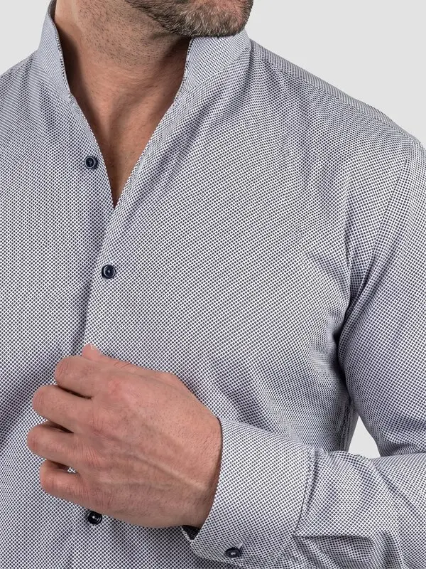 MACEOO Ceremony Prince Stretch Shirt - Grey