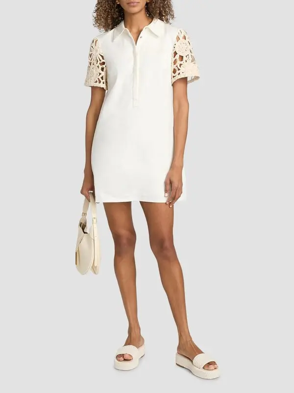 Ramy Brook Celine Linen-blend Minidress