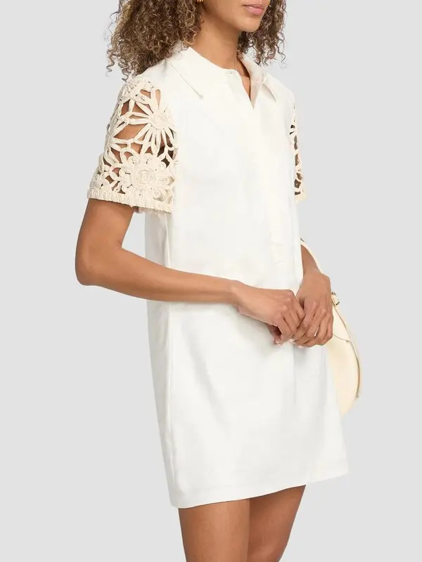 Ramy Brook Celine Linen-blend Minidress