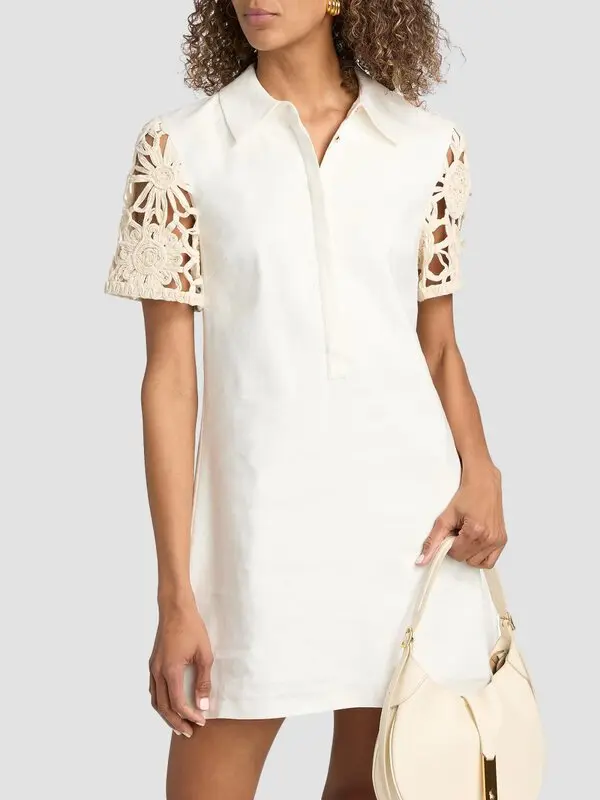 Ramy Brook Celine Linen-blend Minidress