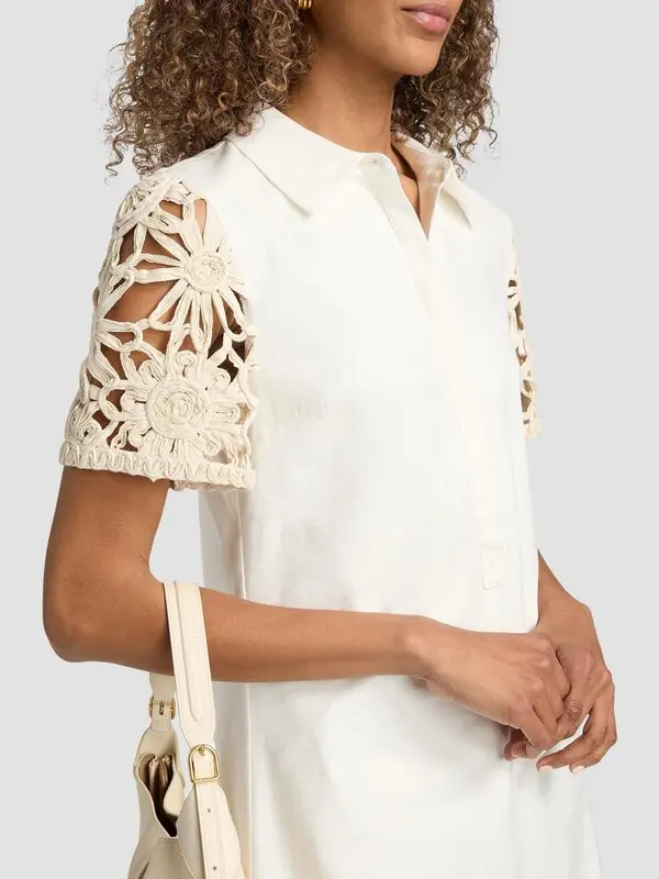 Ramy Brook Celine Linen-blend Minidress