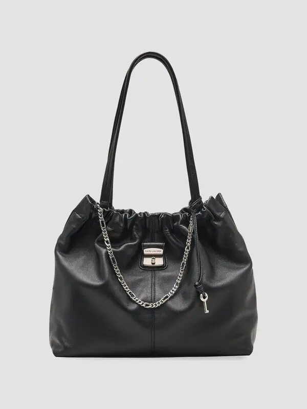 Marc Jacobs The Cristina Leather Tote Bag - Black
