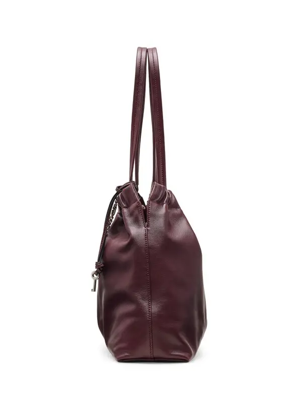 Marc Jacobs The Cristina Leather Tote Bag - Dark Plum