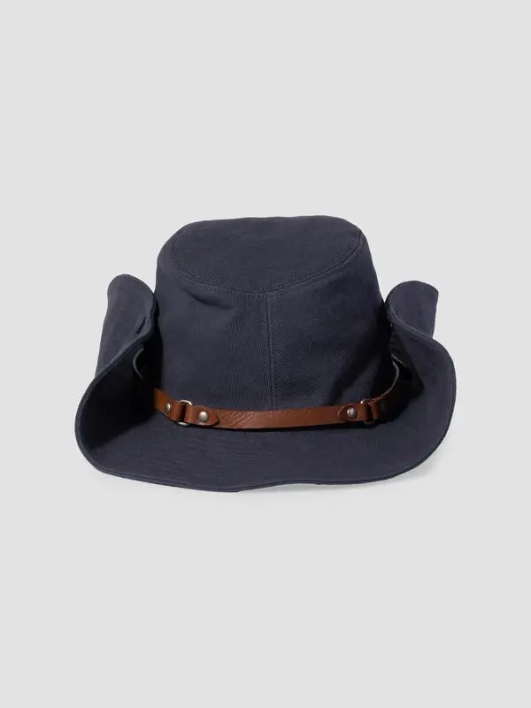 Miu Miu Drill Cowboy Hat - Grey