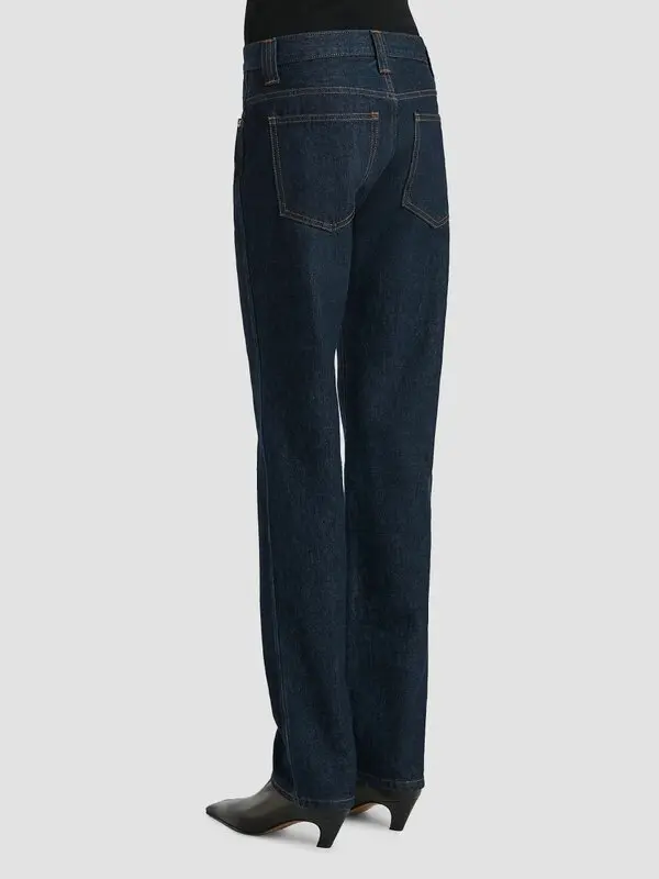 Khaite Farley Five-pocket Straight-leg Jeans