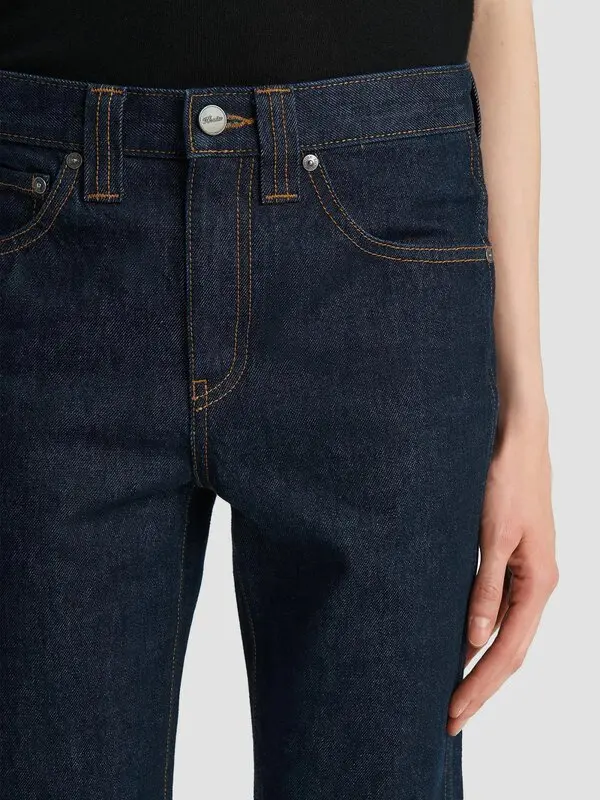 Khaite Farley Five-pocket Straight-leg Jeans