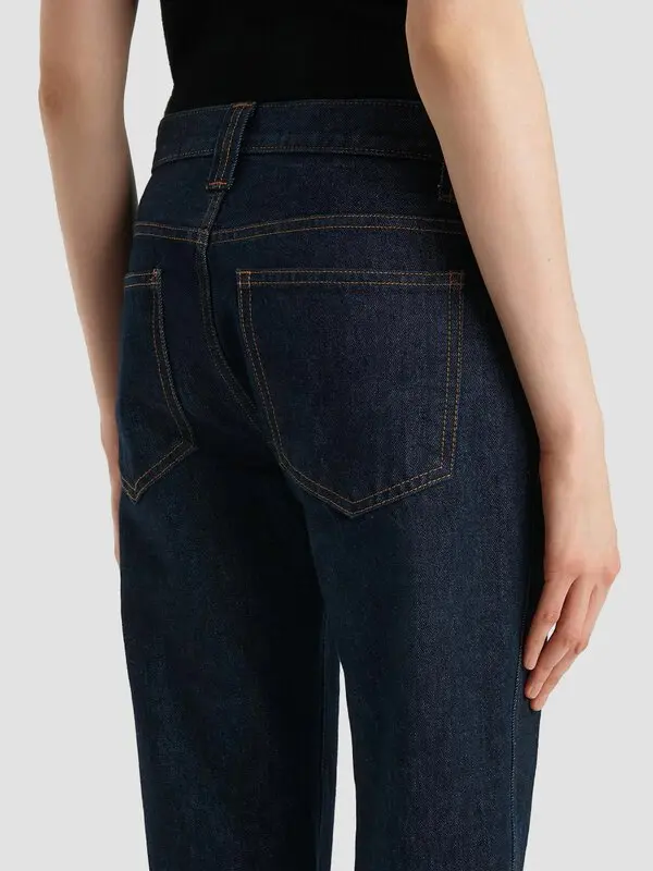 Khaite Farley Five-pocket Straight-leg Jeans