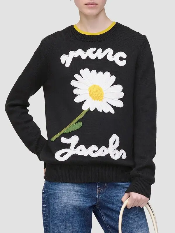 Marc Jacobs Marc Is Joy Jacquard Merino Wool Sweater