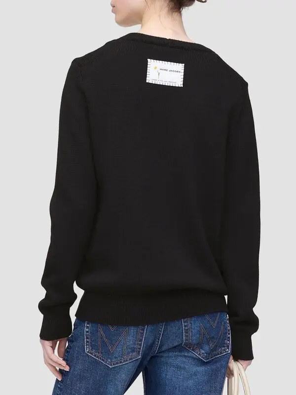 Marc Jacobs Marc Is Joy Jacquard Merino Wool Sweater