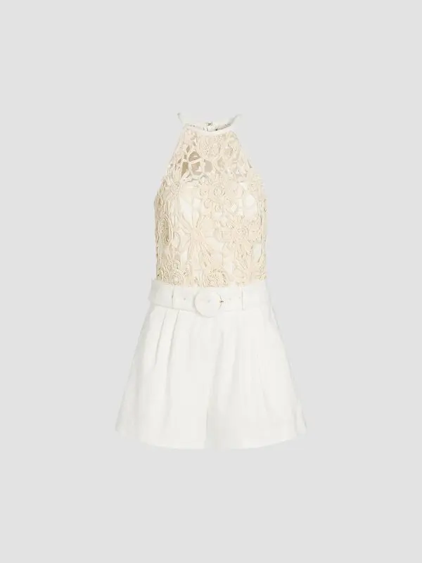 Ramy Brook Aubree Textured Romper