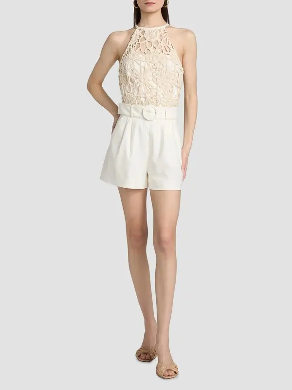 Ramy Brook Aubree Textured Romper