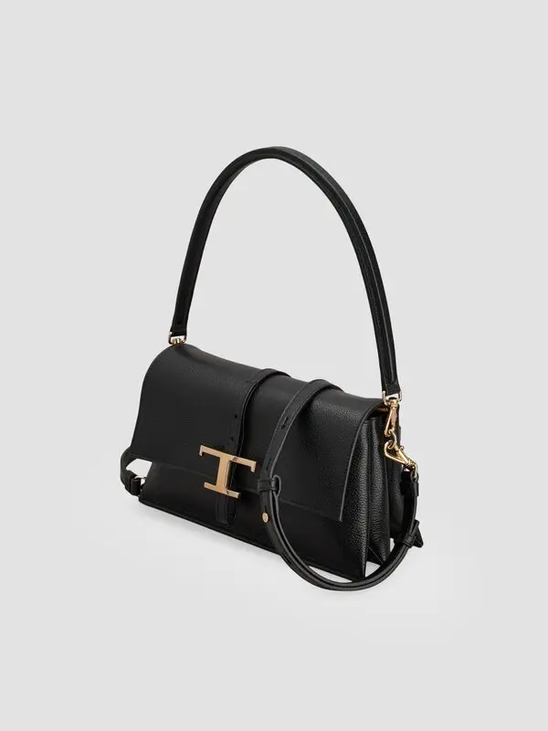 TOD'S T Timeless Mini Leather Shoulder Bag
