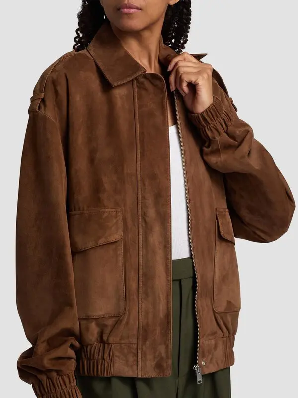 ARMA Halti Suede Bomber Jacket
