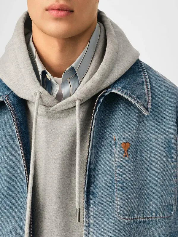 AMI Paris De Coeur Zipped Jacket