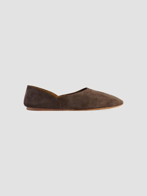 Khaite Jane Suede Flats