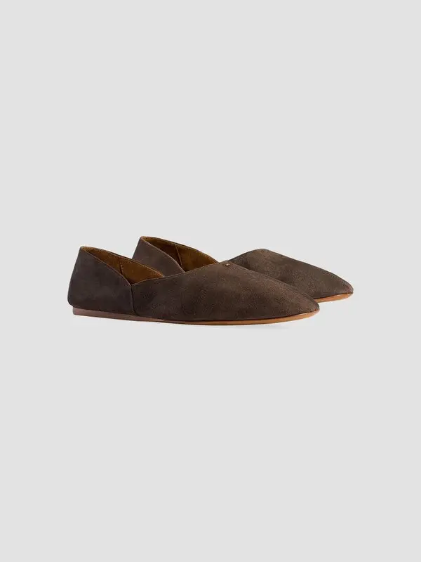 Khaite Jane Suede Flats
