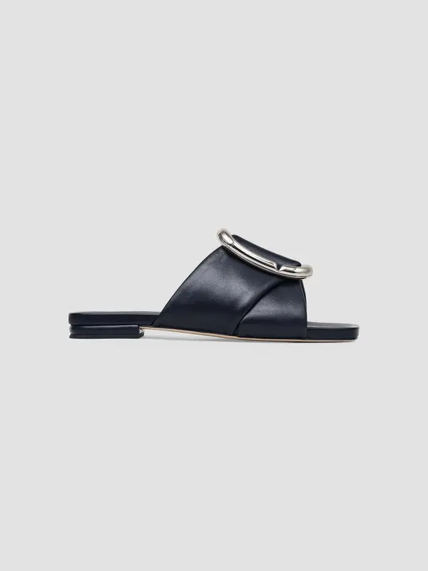 Marc Jacobs Pop J Marc Leather Sandals - Black