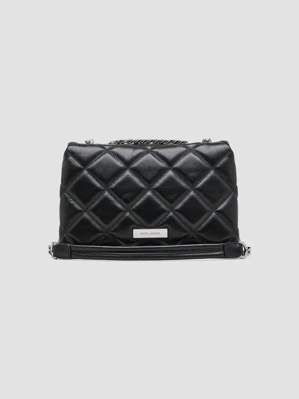 Marc Jacobs The Slim Dual Quilted Convertible Shoulder Bag - Black