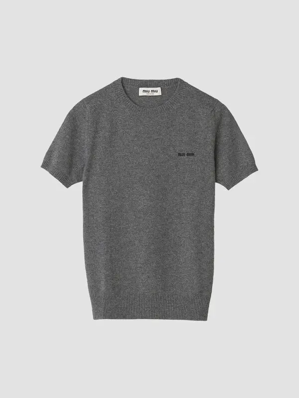 Miu Miu Cashmere Sweater - Grey