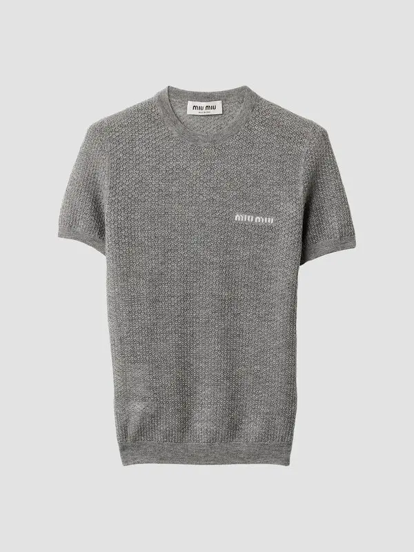 Miu Miu Cashmere Sweater - Grey