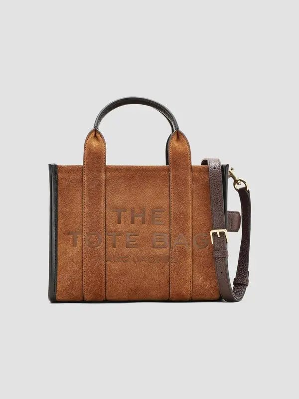 Marc Jacobs The Suede Small Tote Bag - Copper