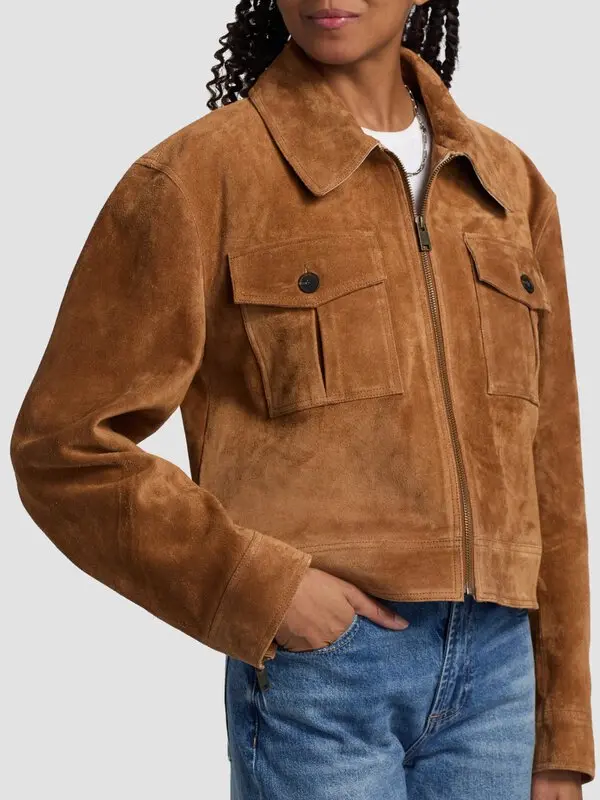 ARMA Narsa Gritty Suede Jacket
