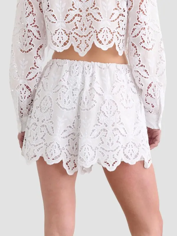 TOCCIN Pavlina Broderie Anglaise Shorts