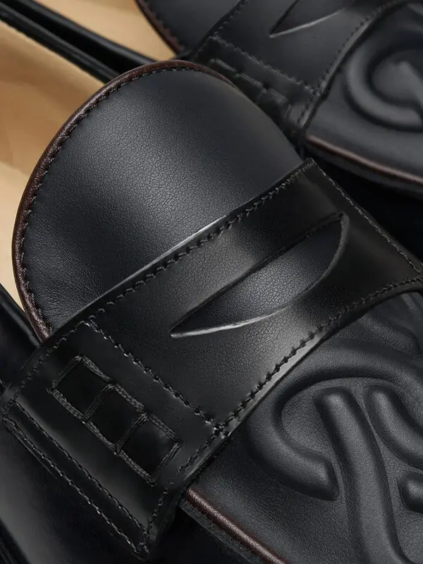 Filling Pieces Gowtu Leather Penny Loafers