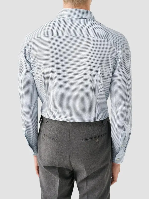 Eton Slim-fit Neat Medallion 4flex Shirt