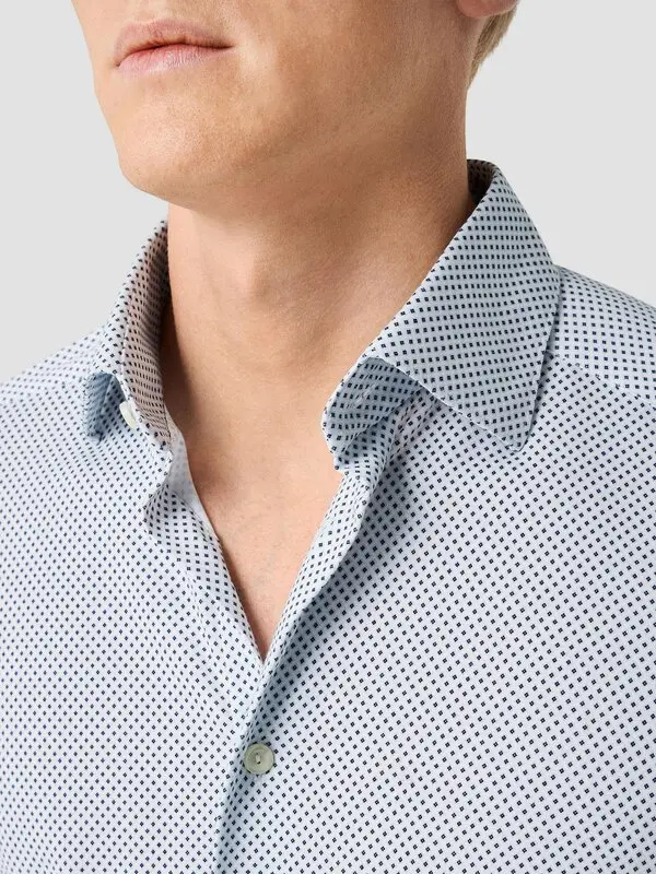 Eton Slim-fit Neat Medallion 4flex Shirt