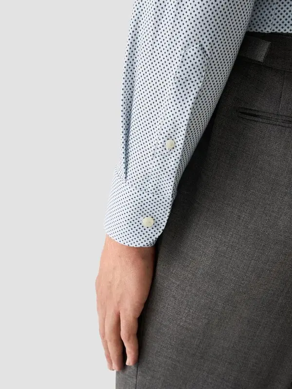 Eton Slim-fit Neat Medallion 4flex Shirt