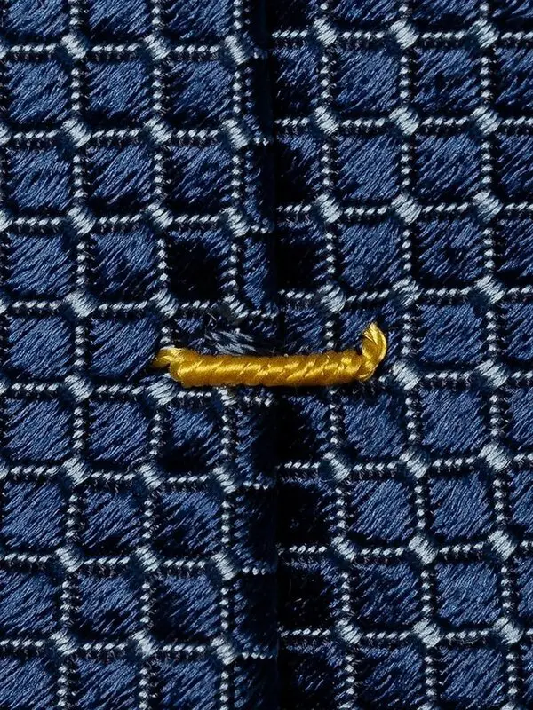 Eton Geometric Satin Silk Tie