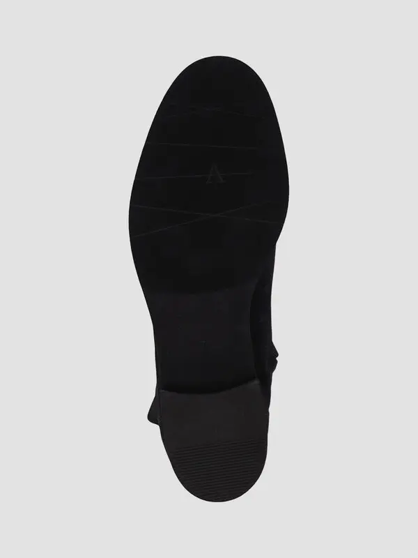 Aquatalia Rhumba 90mm Suede Knee-high Boots - Black
