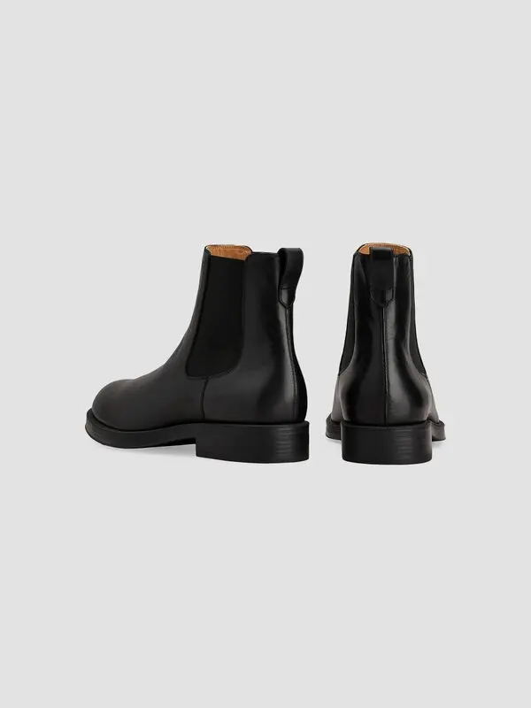 TOD'S Chelsea Leather Ankle Boots - Nero
