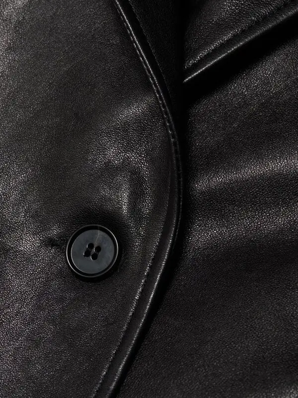 ARMA Aisa Leather Longline Jacket