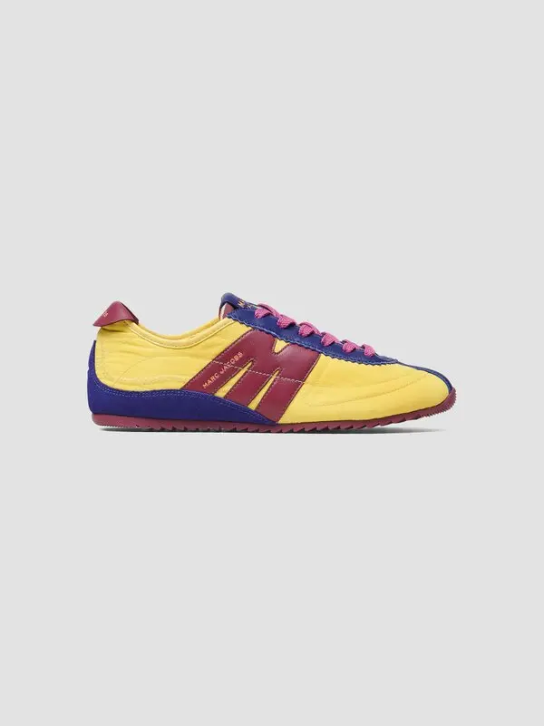 Marc Jacobs The Bleeker 400 Leather Runner Sneakers - Bumblebee Multi