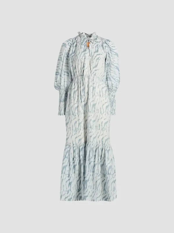 ELISAMAMA Tomori Printed Midi-dress
