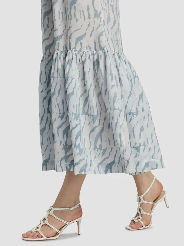 ELISAMAMA Tomori Printed Midi-dress