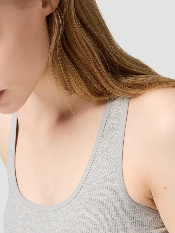 Miu Miu Seamless Mélange Racerback Crop Top