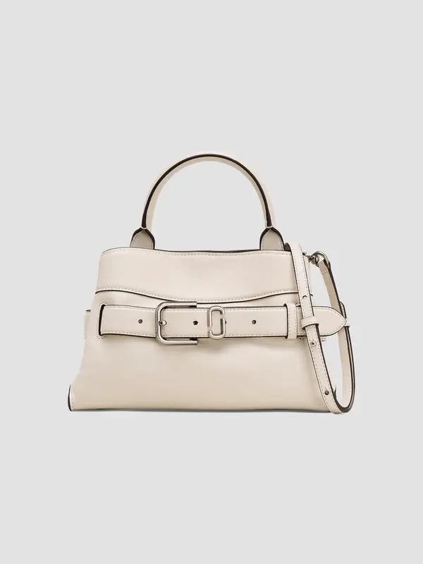 Marc Jacobs The Small Dakota Leather Satchel - Cloud White
