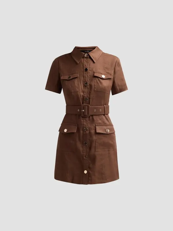 TOCCIN Lydia Snap-front Dress