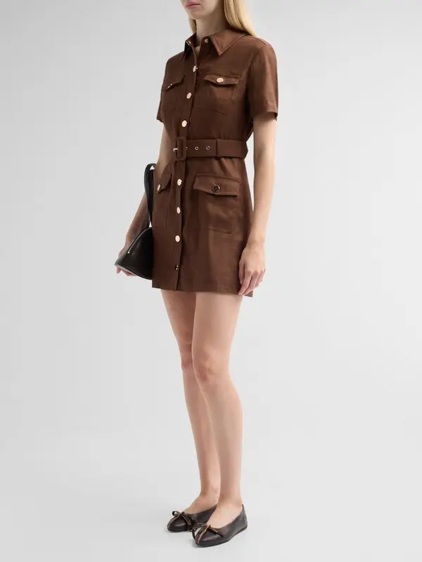 TOCCIN Lydia Snap-front Dress