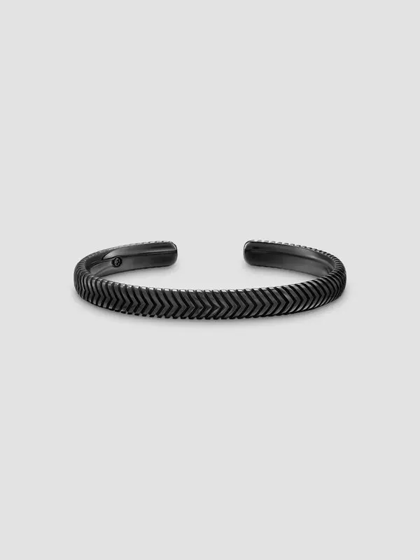 David Yurman Chevron Cuff Bracelet In Titanium, 8mm