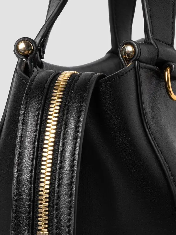 WANDLER Ida Leather Top Handle Bag