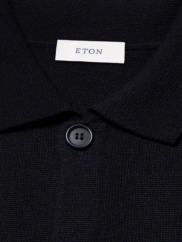Eton Merino Wool Knit Cardigan