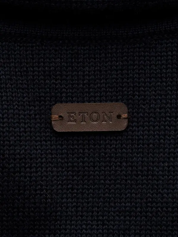 Eton Merino Wool Knit Cardigan