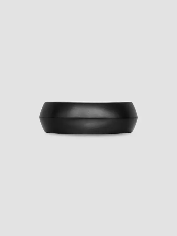 David Yurman Knife Edge Band Ring In Titanium, 8mm